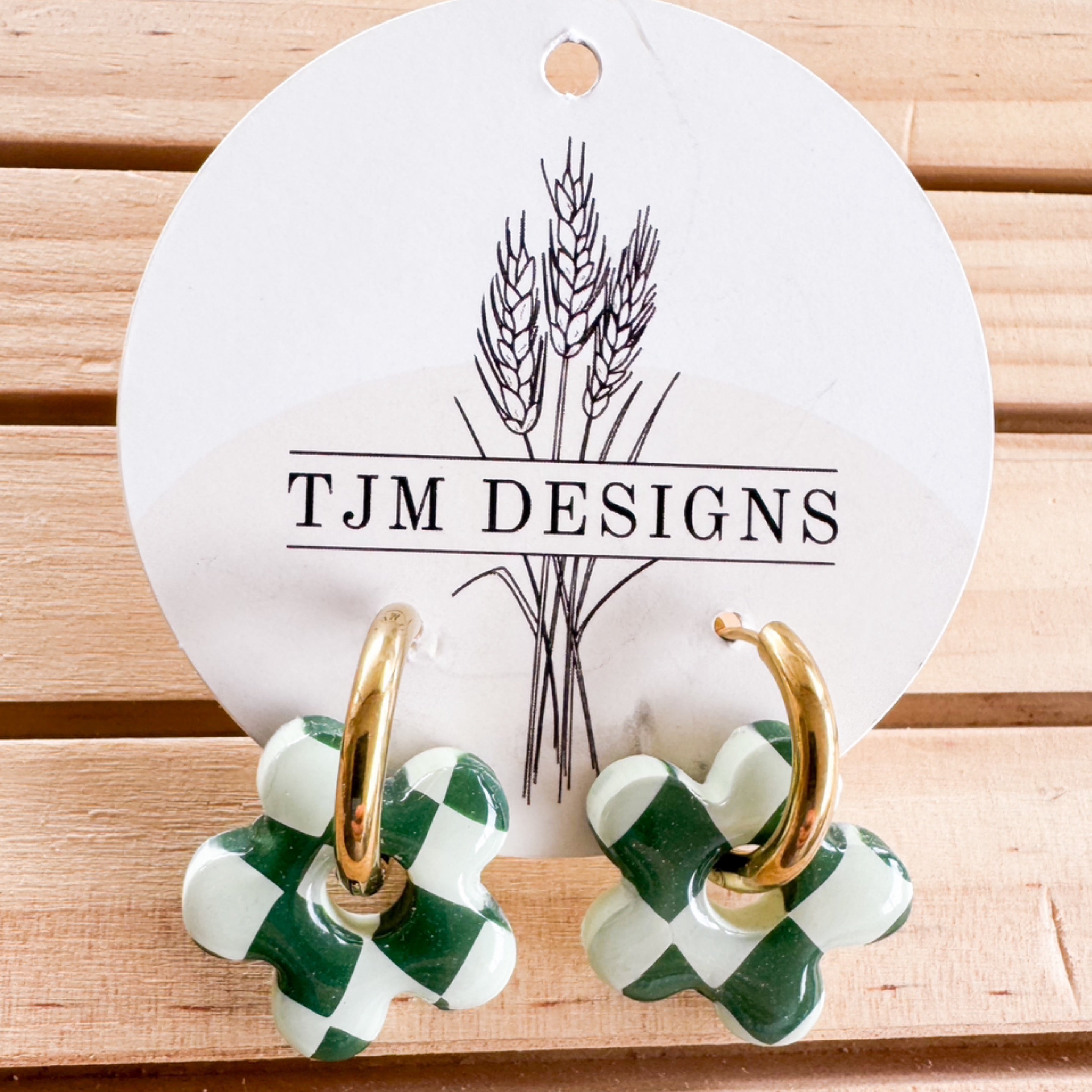 Mint Green Flower Huggies | TJM Designs
